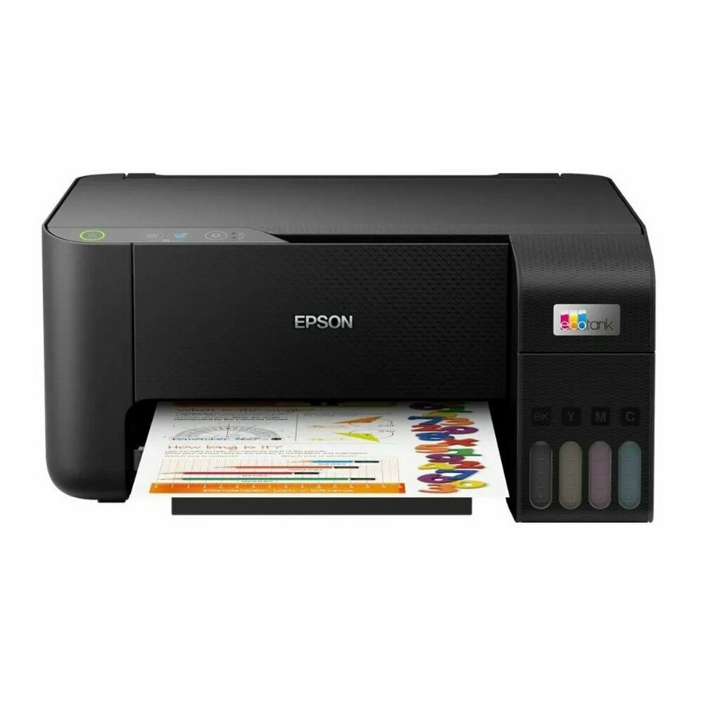 МФУ струйный EPSON EcoTank L3210 (A4, принтер/сканер/копир, 5760x1440dpi, до 33чб/15цв. ppm, СНПЧ, Ink003 , USB) (C11CJ68501)