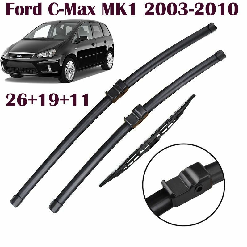 Комплект рычага и щетки заднего стеклоочистителя Ford C-Max MK1 2003 - 2010