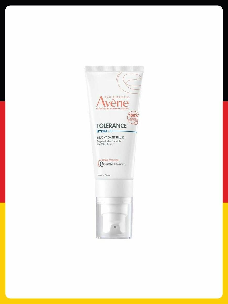 Эмульсия для ухода за кожей Avene Tolerance Hydra-10 Moisturizing Fluid, 40 ml