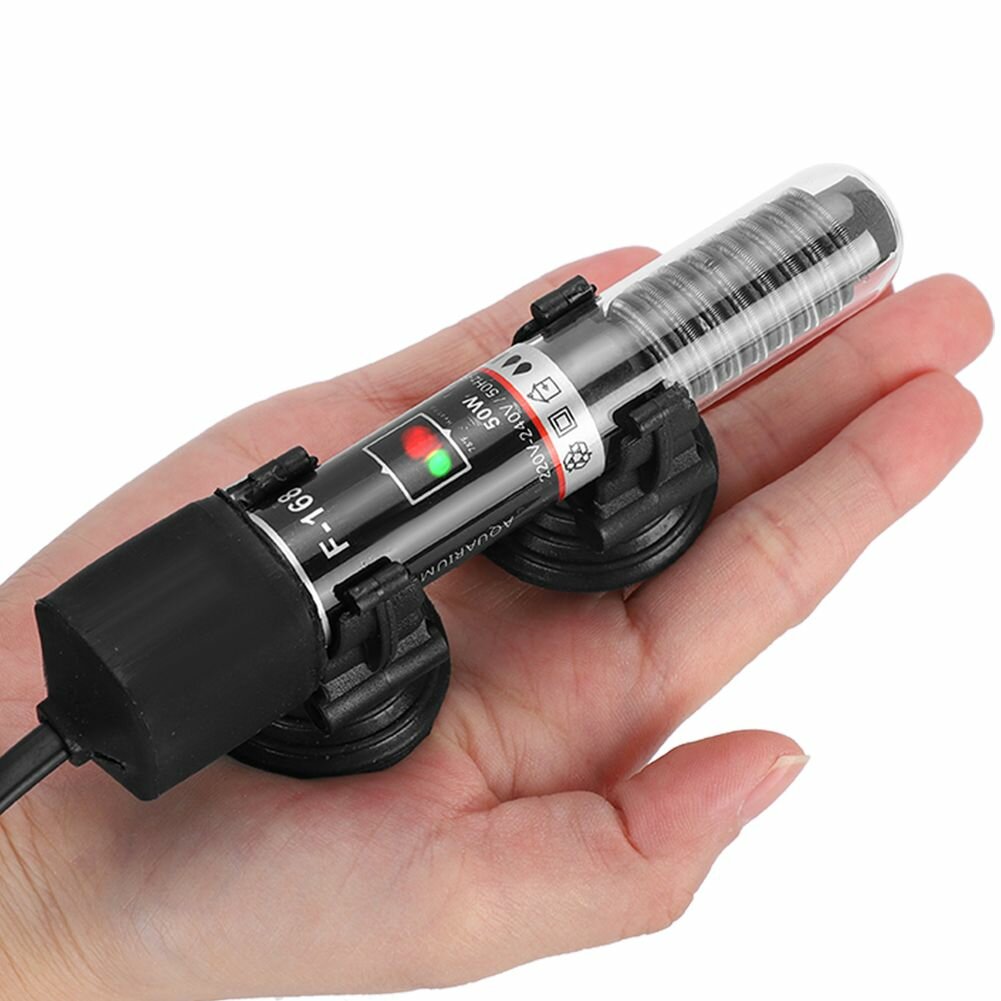 Мини-обогреватель для аквариума 50 Вт с регулировкой температуры до 26 C, подходит для маленьких аквариумов