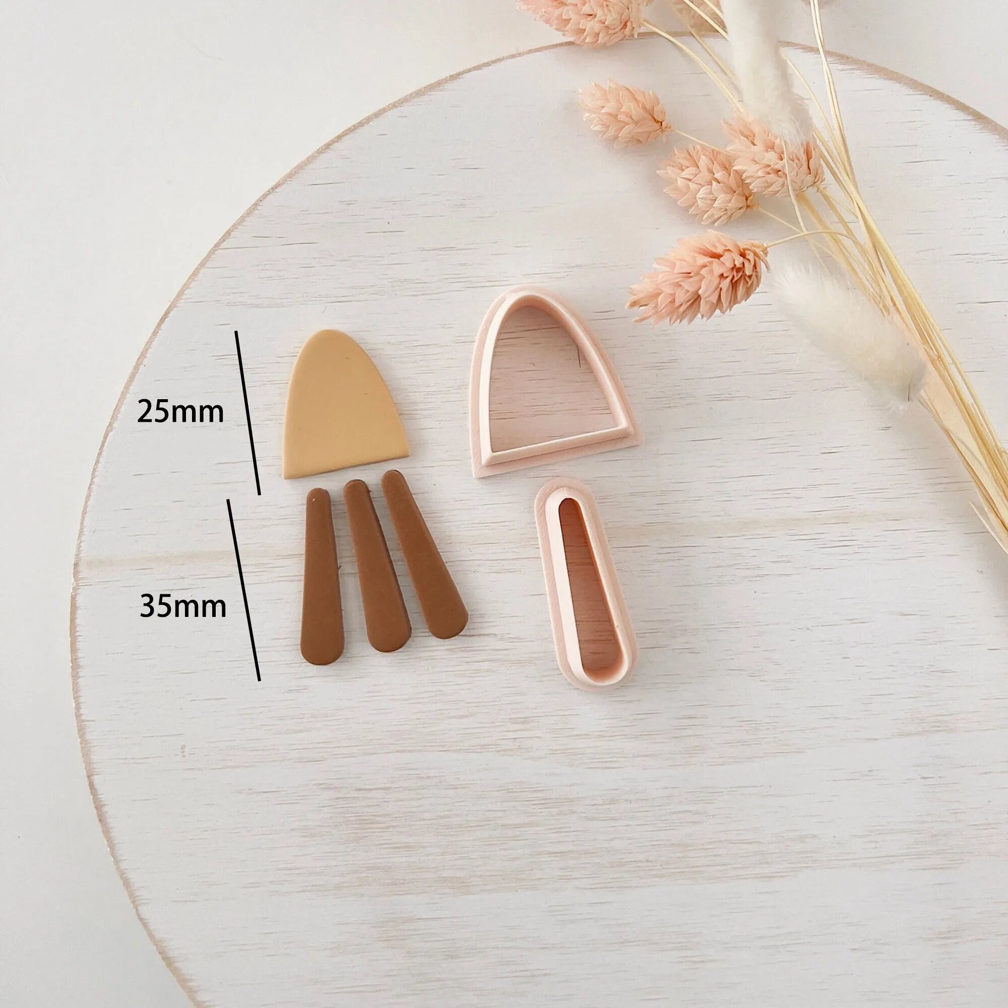 Резак для полимерной глины 2 шт. C019-47