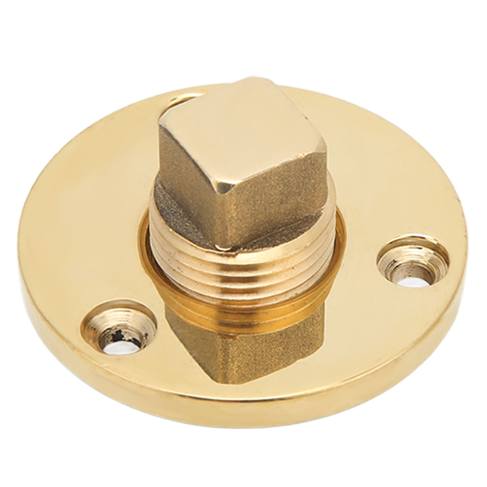 Комплект 25-миллиметровой морской сливной пробки, бронзовая, зеркально полированная, для колодцев, ледяных боксов, яхт, монтажное отверстие 1 дюйм, прочная водонепроницаемая замена