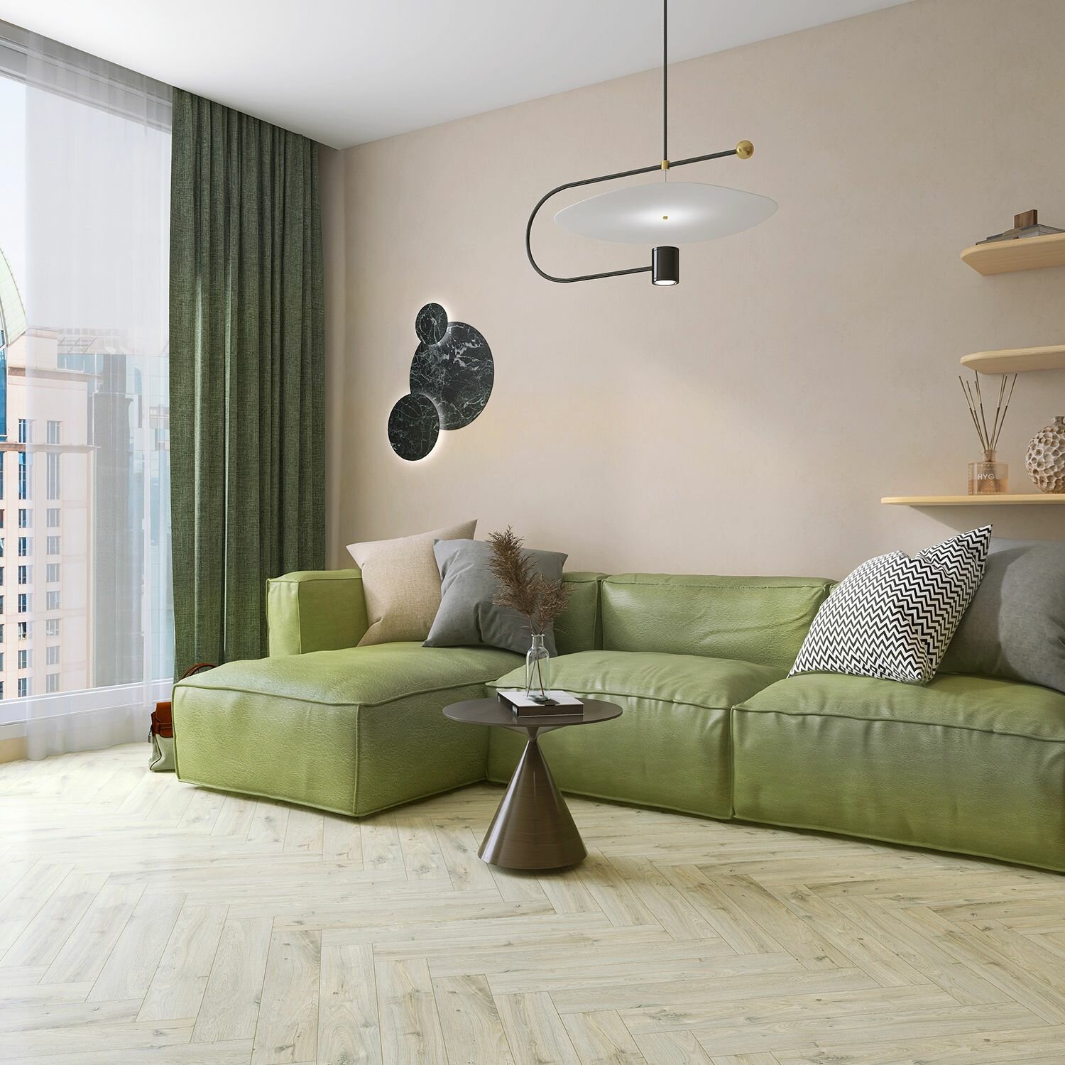 Ламинат Floorwood Palazzo 6121 Лиава 34 класс 12 мм (1,32 кв. м)