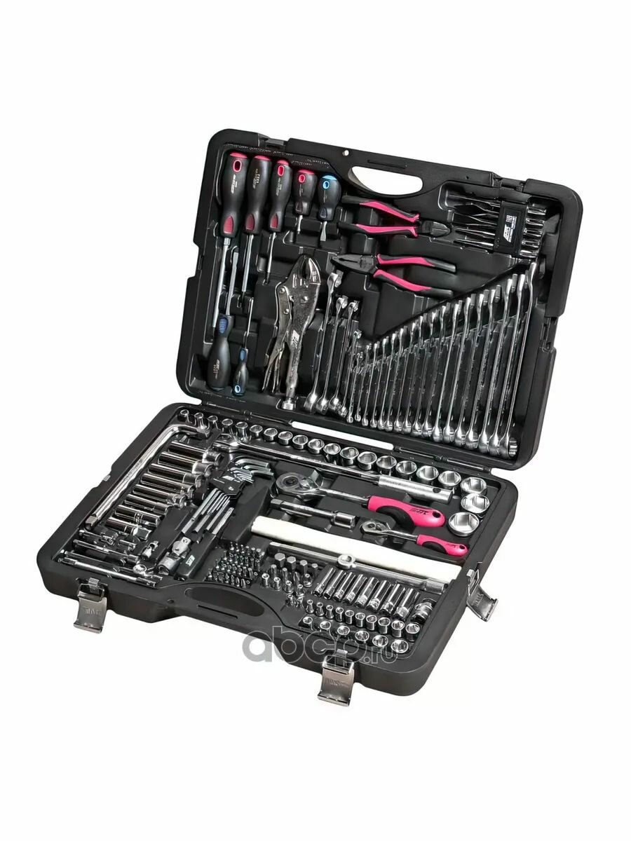 Набор инструментов 156 пр 1 4 & 1 2 гранный (в кейсе)