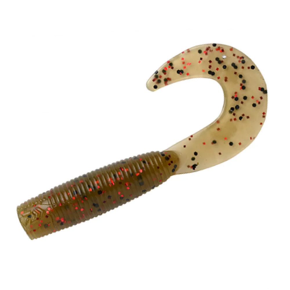 Силиконовая приманка Daiwa Bait Junkie 2.5 Grub MUD BLOOD UV (уп. 8 шт)