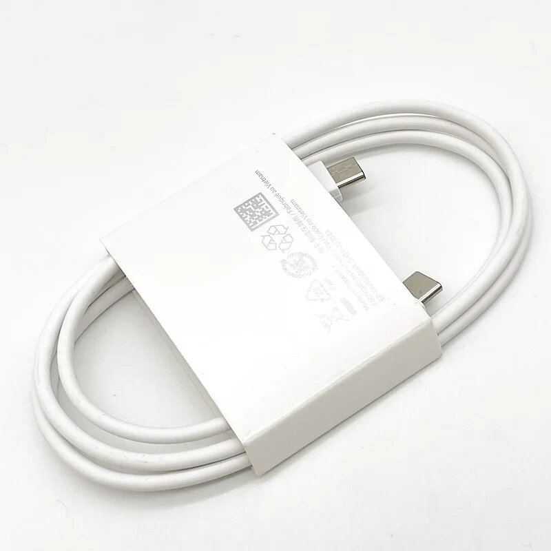Для Samsung S21 Супер быстрая зарядка 3A 1M USB-кабель типа C Высококачественная линия для Galaxy Z Flip Fold 7 6 S25 S24 S23 S22 A25 A15 White