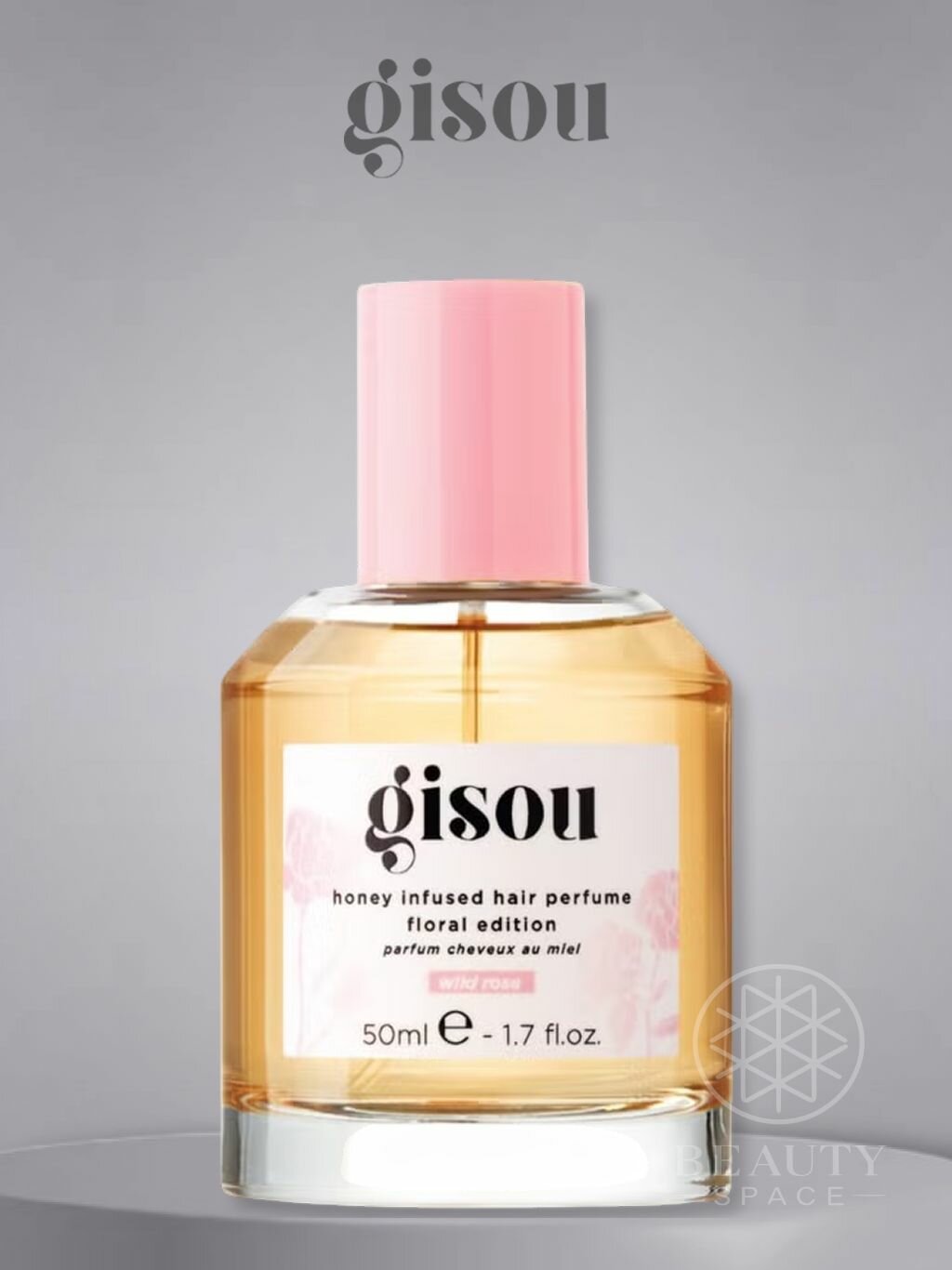 Gisou Парфюм для волос Gisou Honey Infused Hair Perfume (Wild Rose), 50ml
