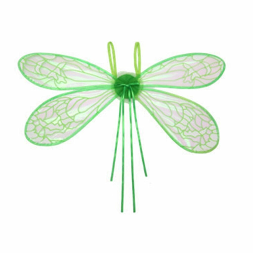 (1 штука) Светящиеся крылья стрекозы-эльфа (новые)-зеленый