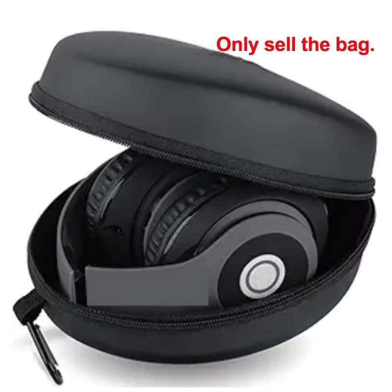 Черный чехол для наушников, водонепроницаемый портативный многофункциональный большой емкости