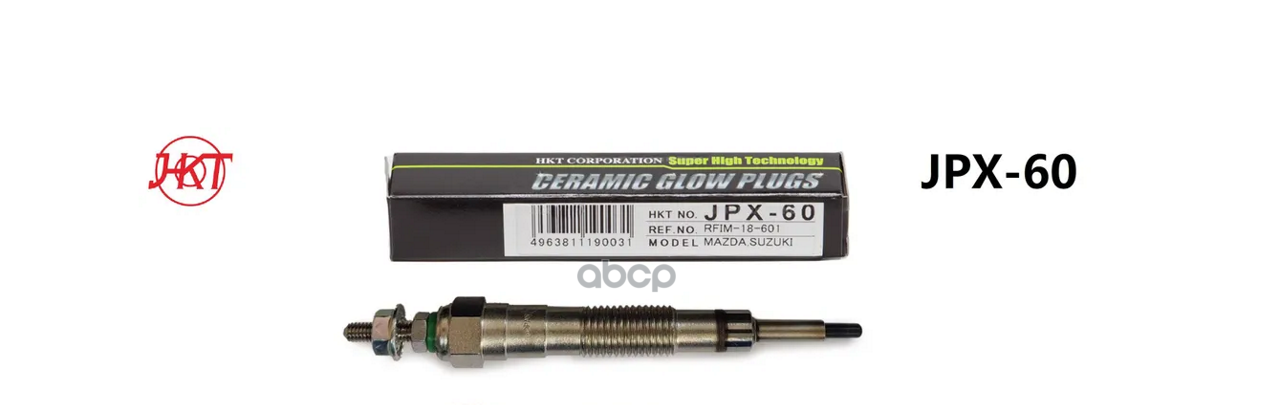 Свеча накала керамическая HKT арт. JPX60