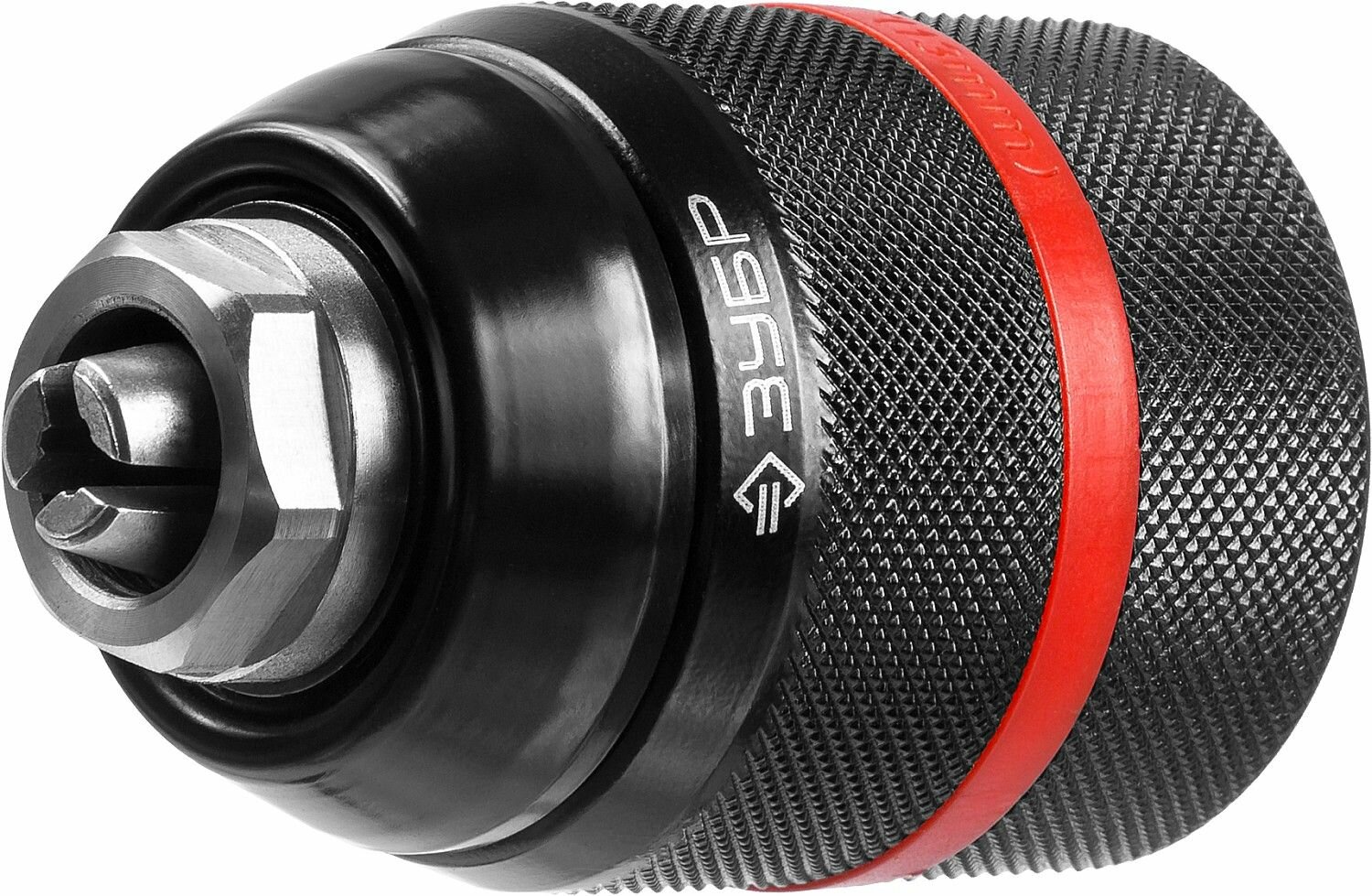 Ударный быстрозажимной патрон ЗУБР, 13 мм, 1/2", фиксатор, для дрели, профессиональный 29072-13-1/2_z02