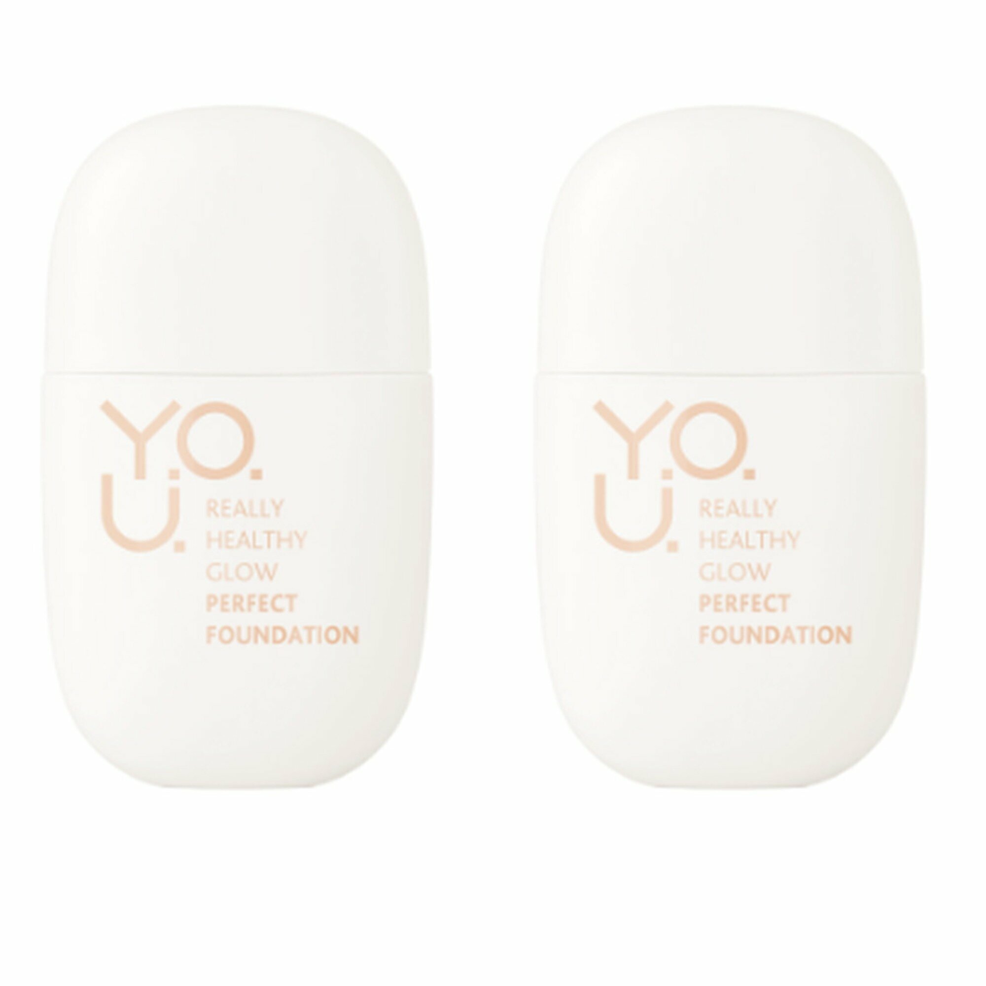 Тональная основа Relouis, Крем, Y.O.U, тон 02 Nude Beige, 30 г, 2 шт