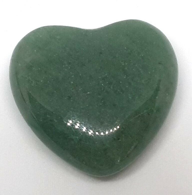 Сердце из авантюрина 25 мм, зеленый, природный камень минерал, Balance4life
