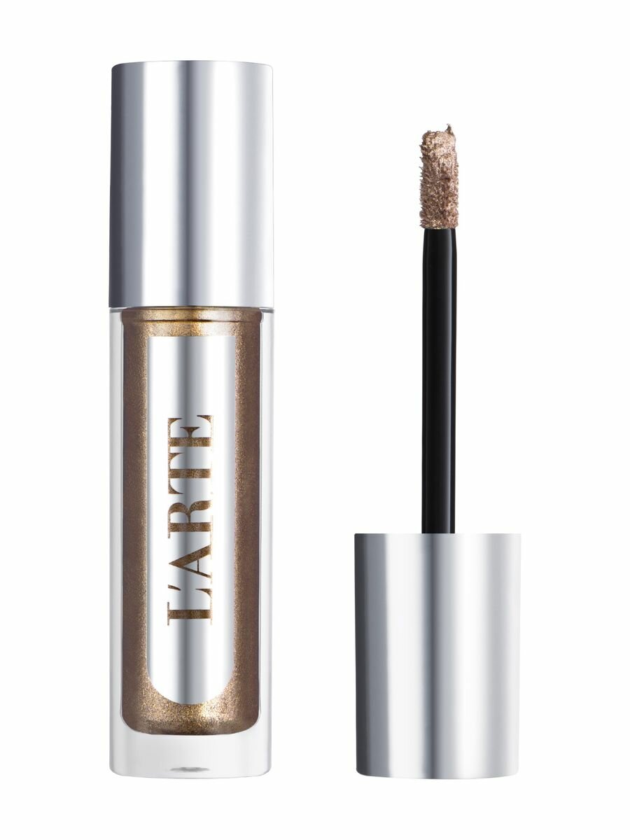 L'ARTE DEL BELLO Жидкие тени для глаз Longlasting Eyeshadow, 6,0 мл, 02 For tomorrow Золотой