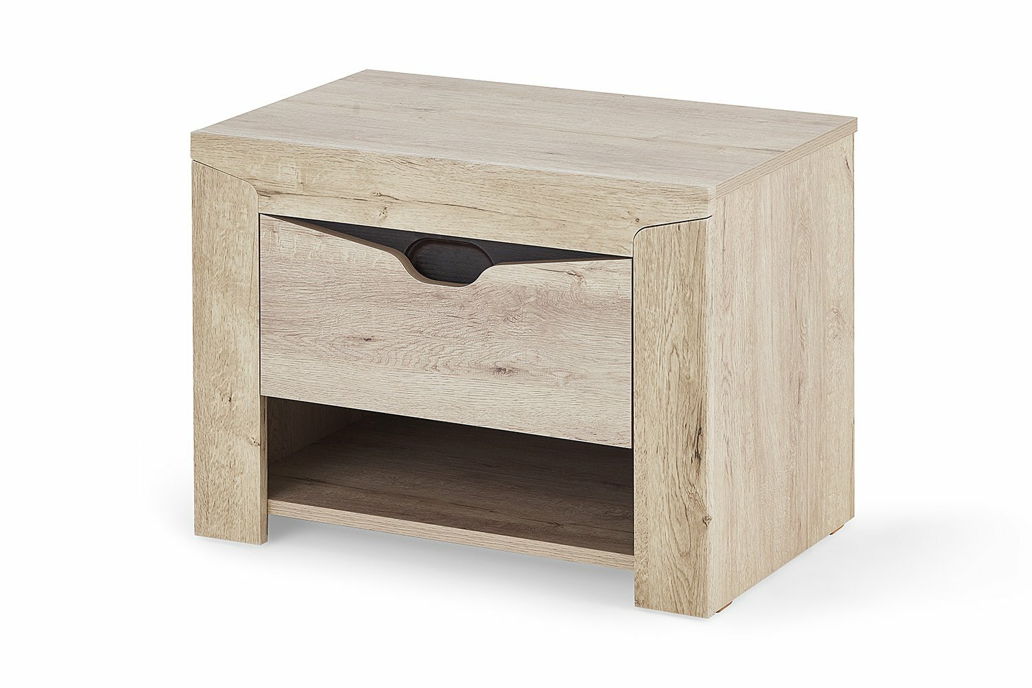 Тумба прикроватная Соренто, 60х45х38,5, цвет дуб Бонифаций/кофе структурный матовый
