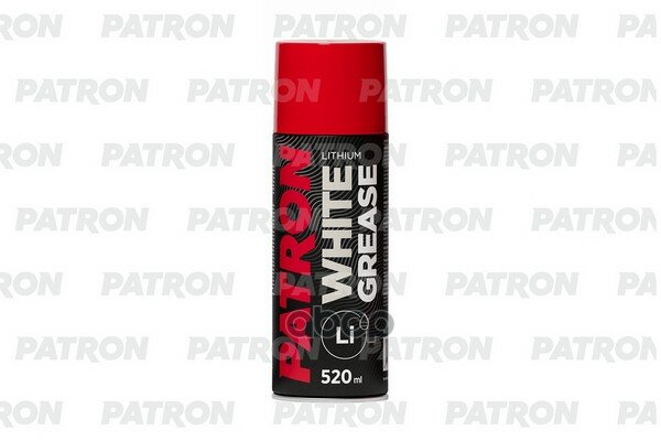 Смазка литиевая 2 мл - белая антифрикционная, для одвижных шарниров, дверных етель, одшиников, PATRON арт. PAC107