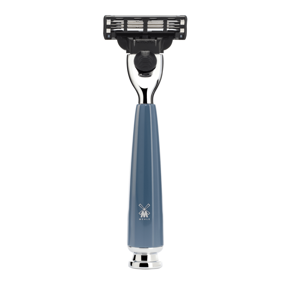 Бритвенный станок MUEHLE RYTMO, Gillette Mach3, темно-бирюзовая смола (R 228 M3)