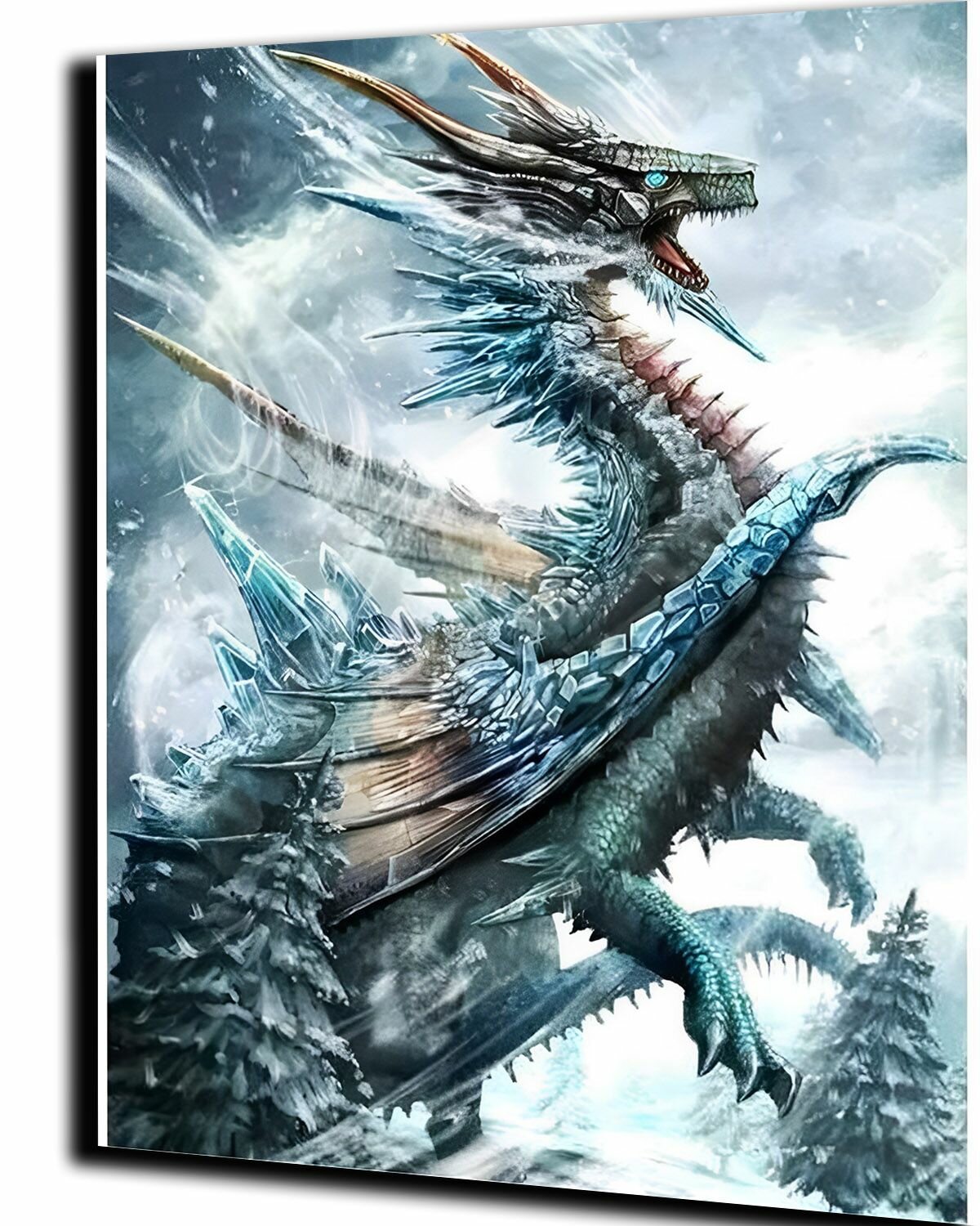 Алмазные Мозаики "летающий дракон"40x60cm