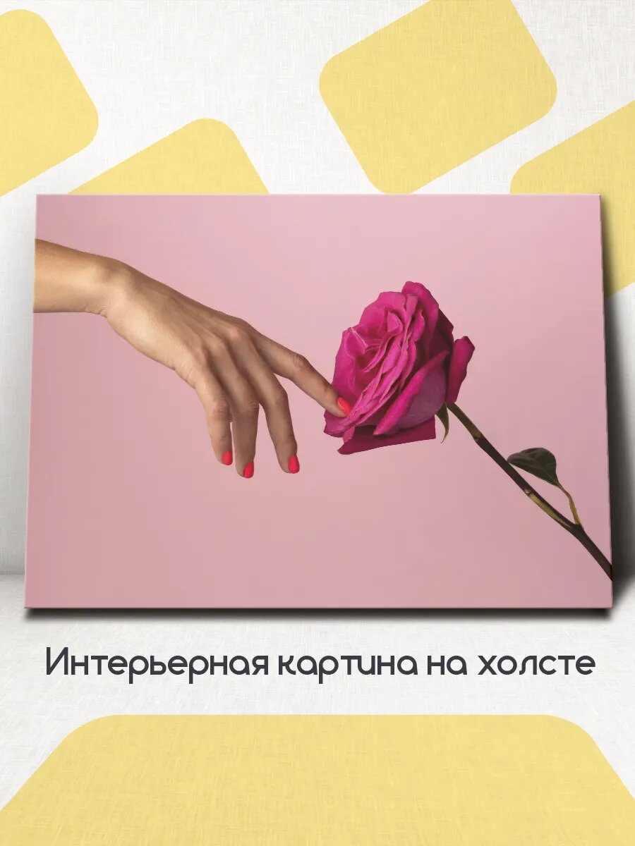 Картина на стену интерьерная маникюр бьюти салон 40x30 см