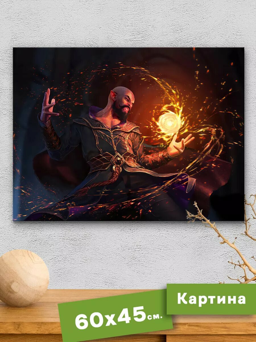 Картина на стену Baldur's Gate 3 балдурс гейт колдун