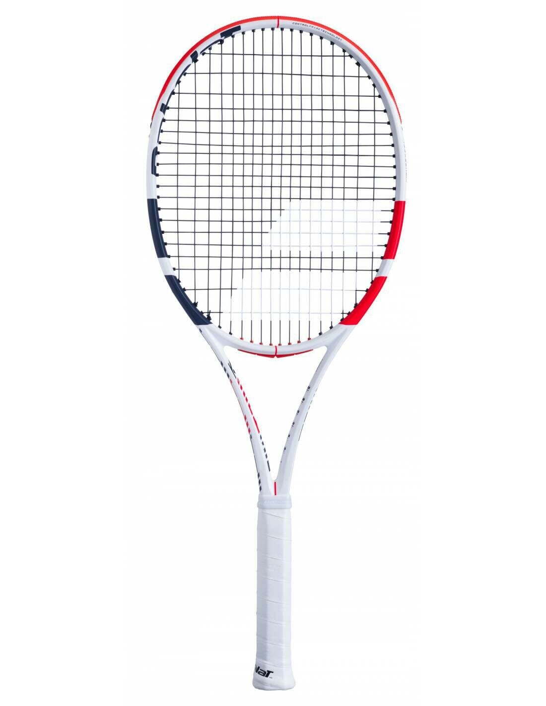 Decathlon Ракетка для большого тенниса Babolat Pure Strike 18/20 G3, для продвинутых игроков, белая
