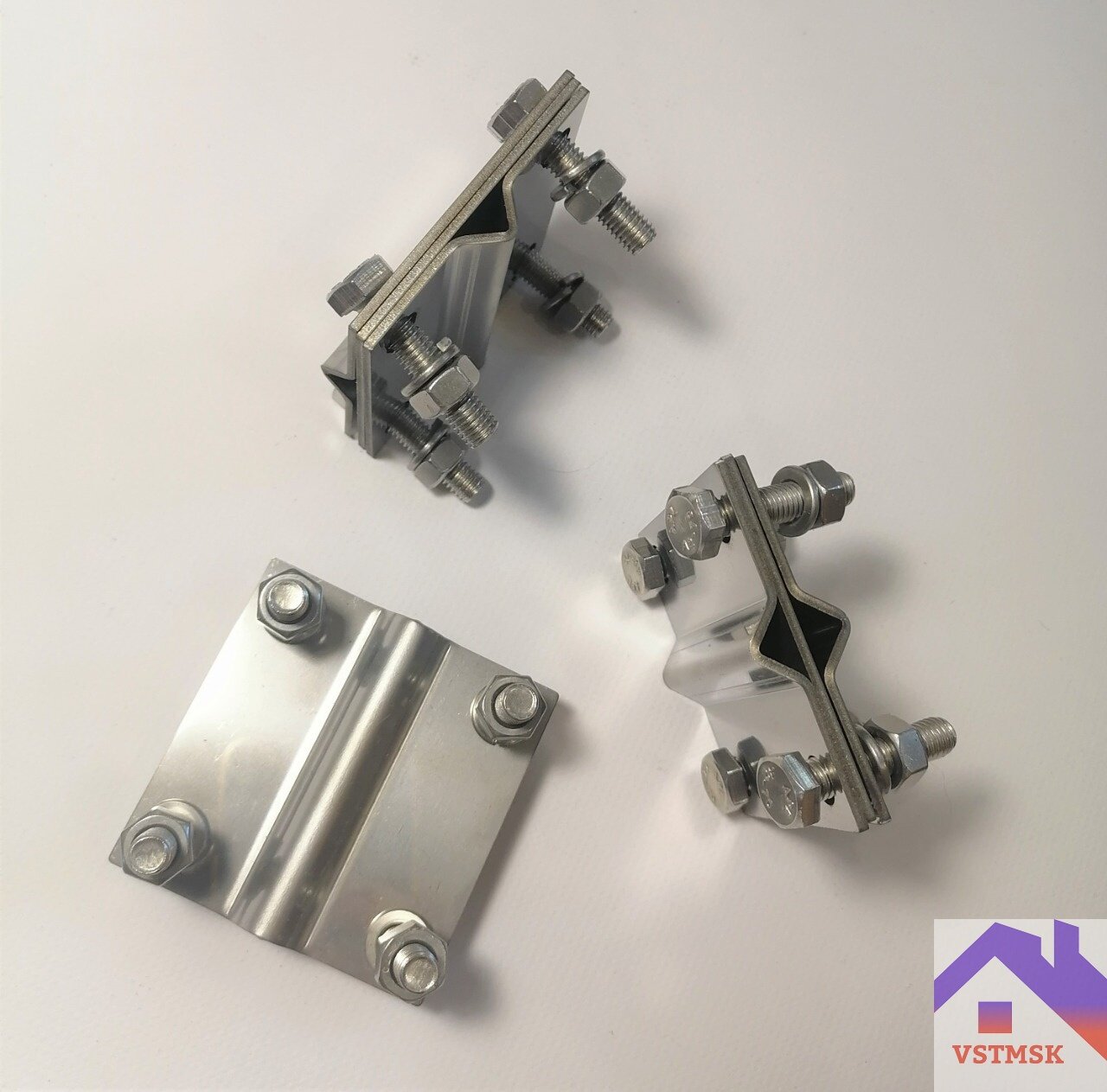 Соединитель полоса-пруток/полоса-пруток, нержавеющая сталь