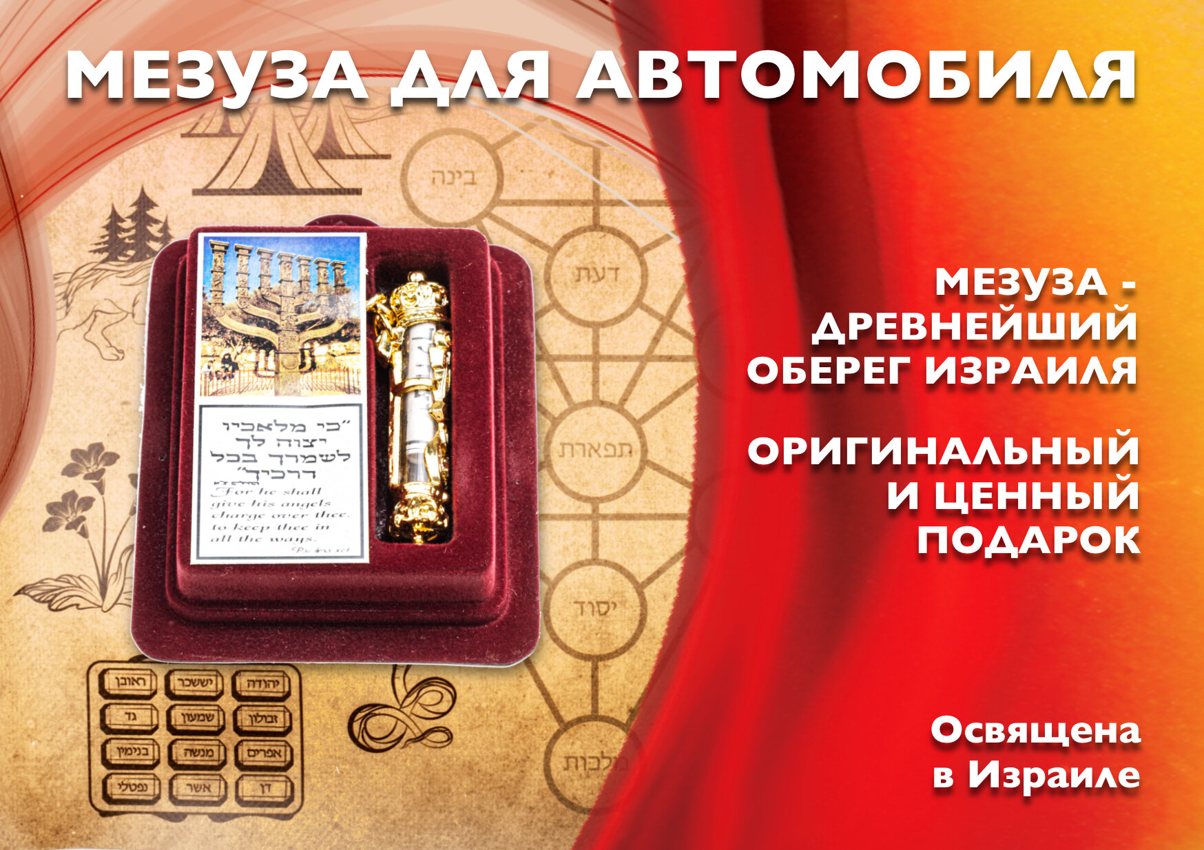 Мезуза для автомобиля/ мезуза в машину