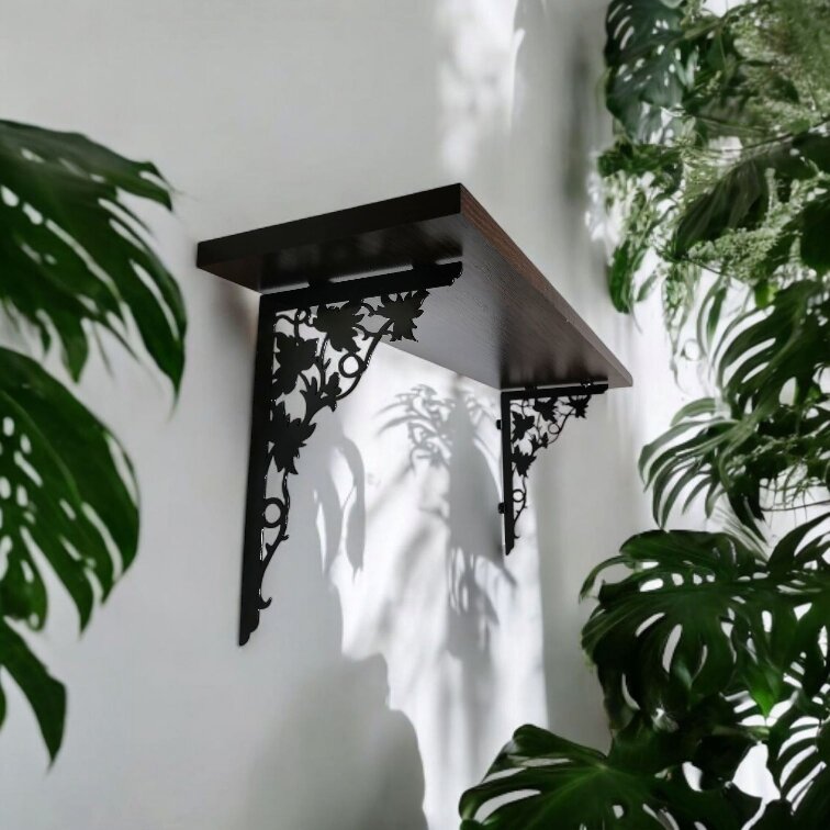 Уголок для полок декоративный полкодержатель