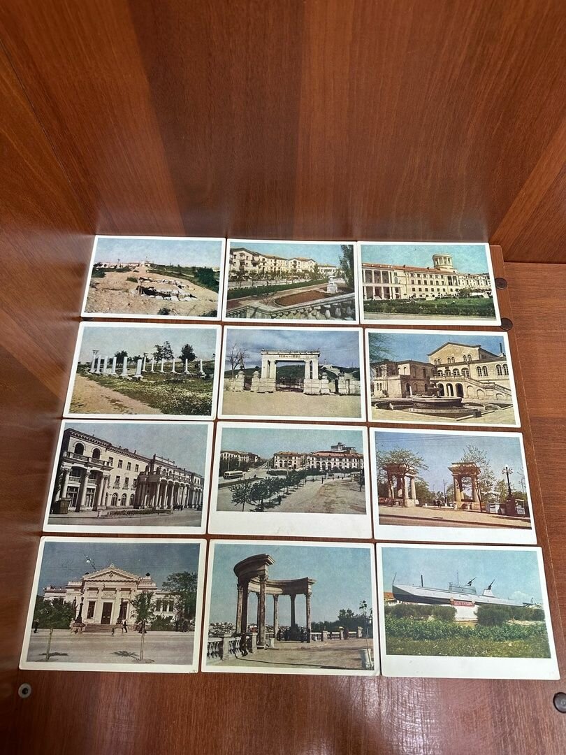 Почтовая Листовка (карточка) Севастополь 21шт 1956г на Украинском Языке СССР