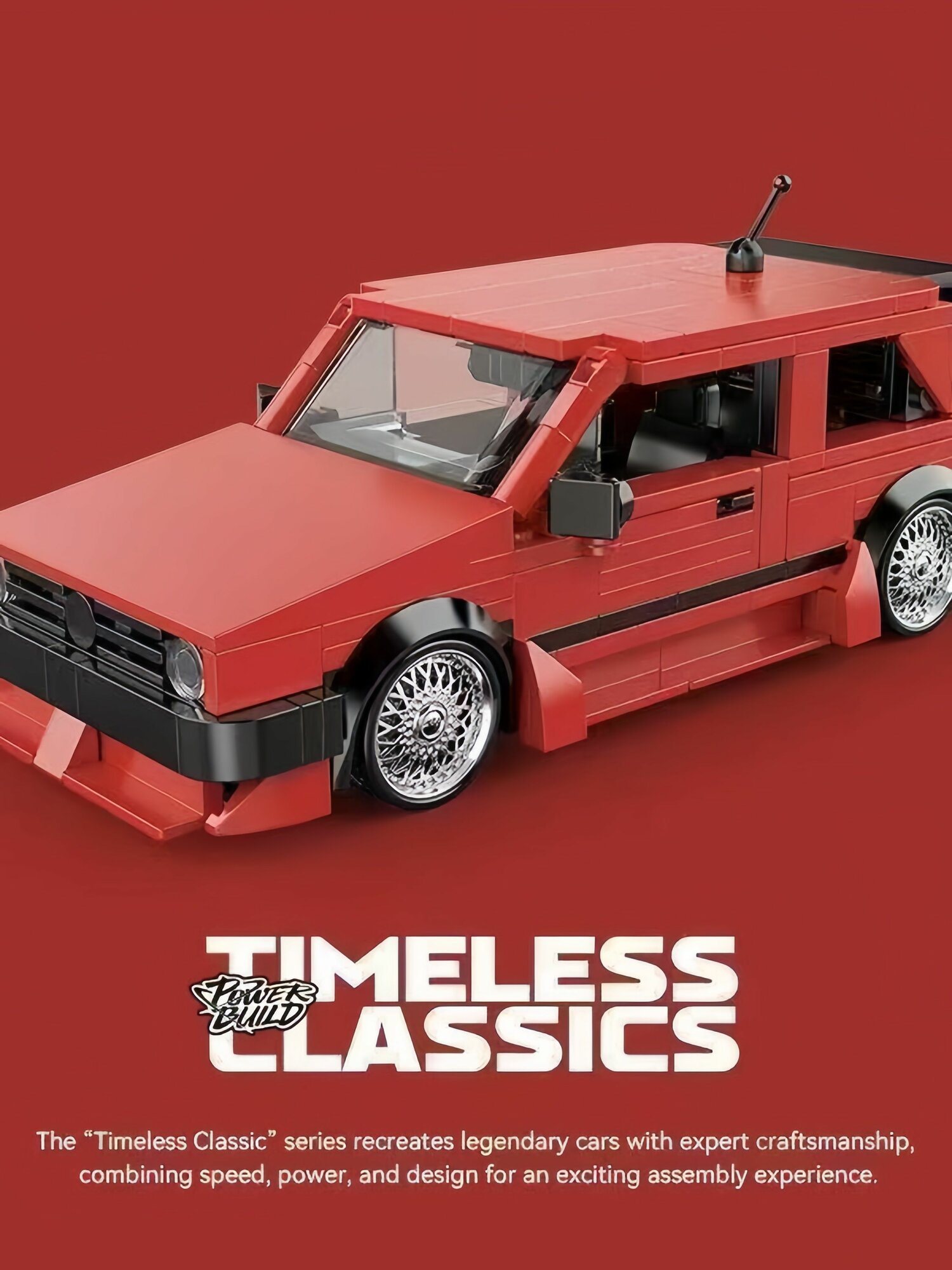 POWERBLOCK - автомобиль плюс контейнер. Детская образовательная сборка, подарочная модель. Строительные блоки, игрушечная модель автомобиля. украшения мужской подарок.