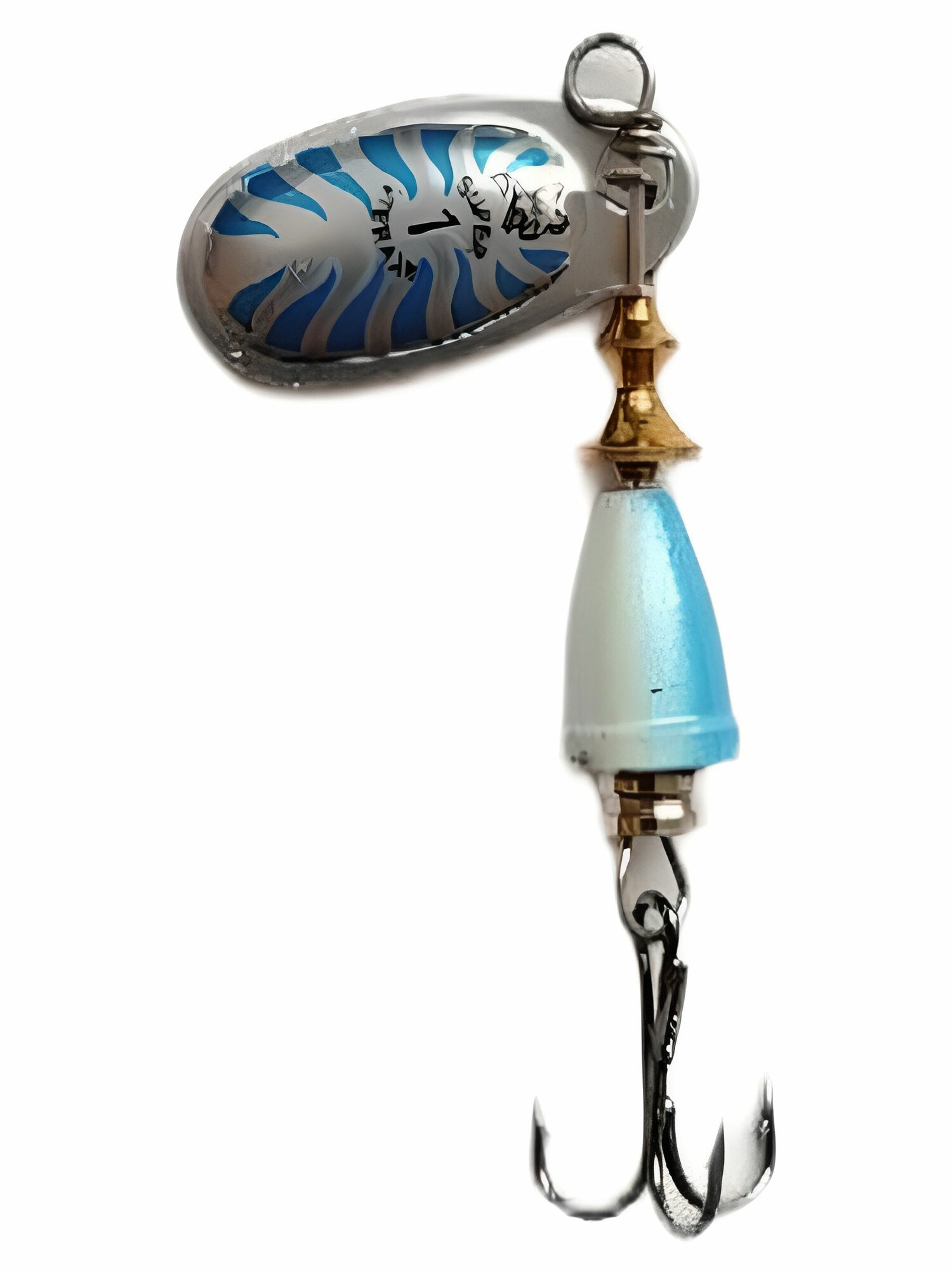 Блесна №1 Блю Фокс BLUE FOX 4 гр 3/8 серебристо голубая