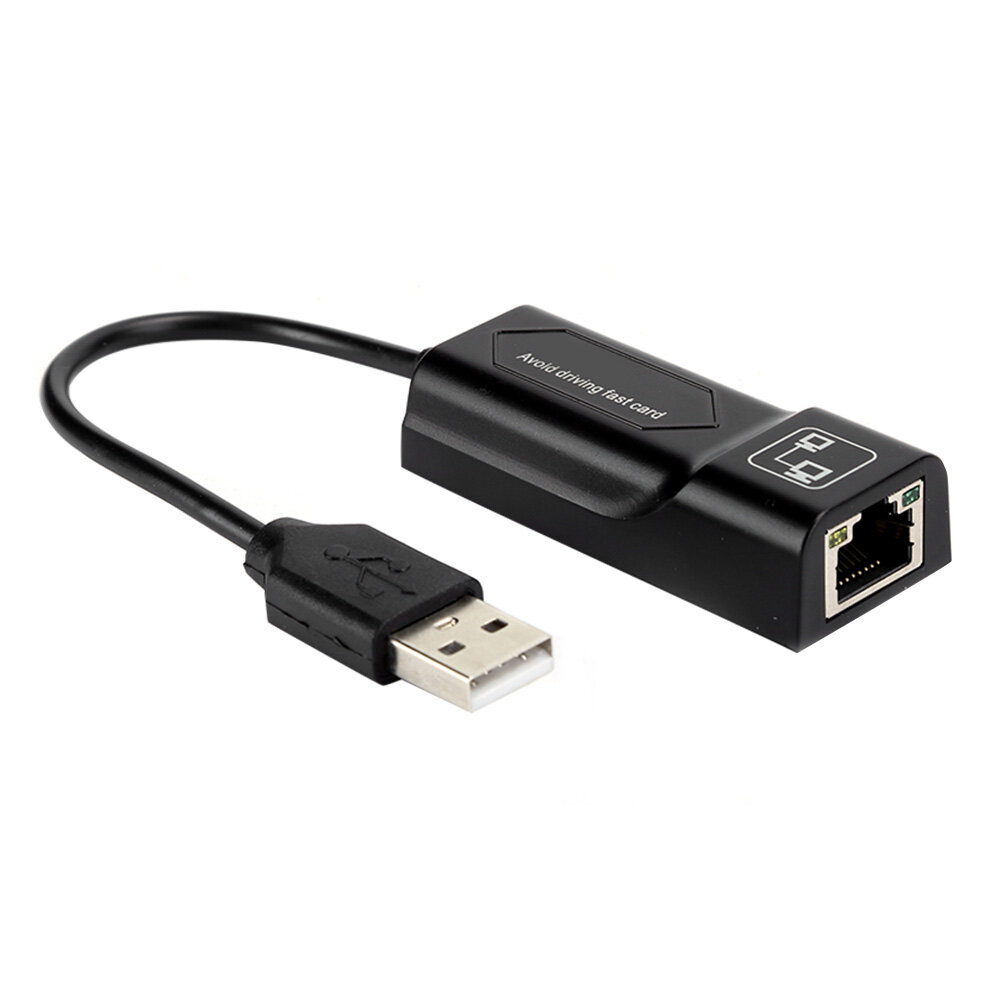 Адаптер Ethernet USB2.0 к проводной кабельной карте RJ45 10/100 Мбит/с.