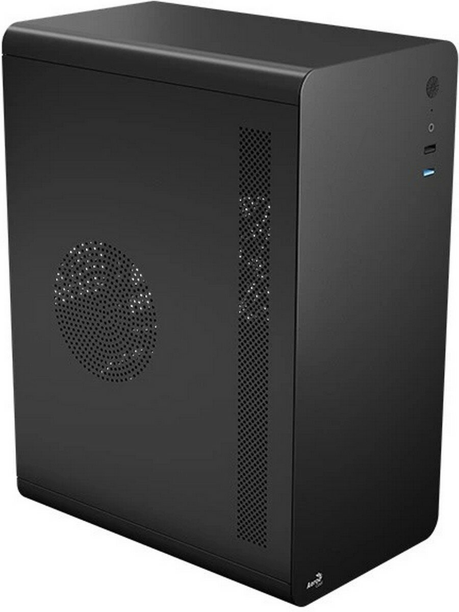 Корпус FORMULA (AEROCOOL) MiniTower CS-110-S-BK-V1 black (mATX, без БП, USB2.0+USB3.0, 1x80mm) (CS-110-S-BK-V1 (F))