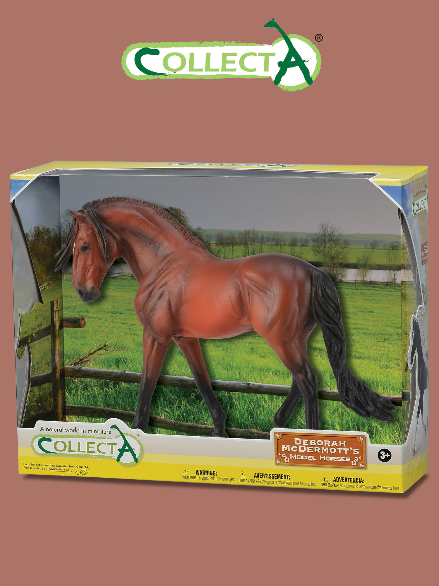 Фигурка животного Collecta Лошадь Жеребец Андалузский ярко-гнедой 89554