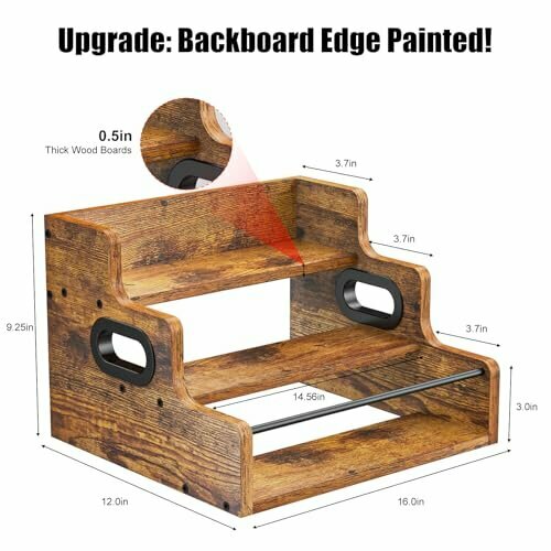 3-ступенчатая настольная винная полка