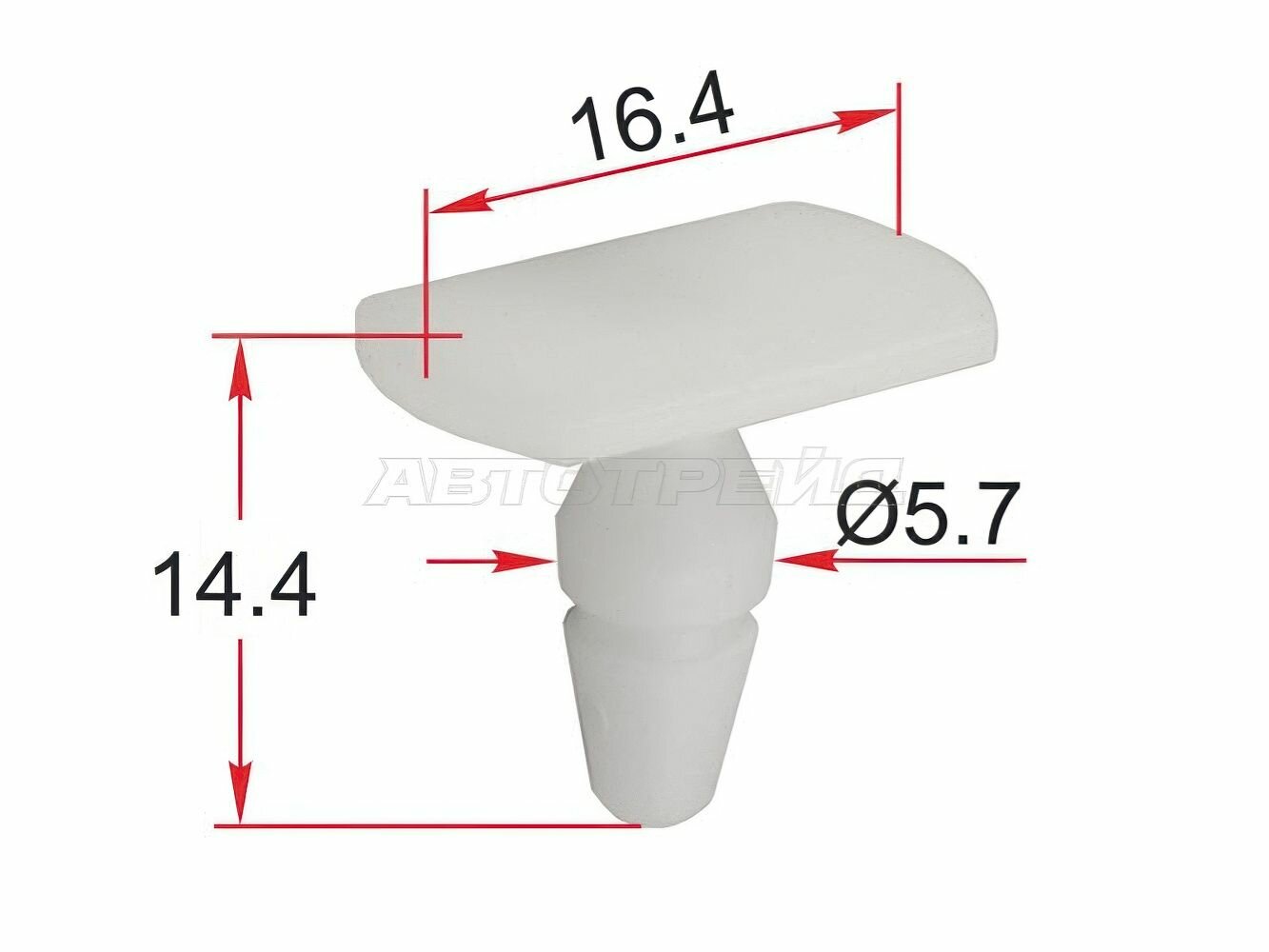 Клипса уплотнителя двери, 10 шт для Мерседес E 200, CDI, 220 CDI, 240 E-kombi арт STKE387 SAT