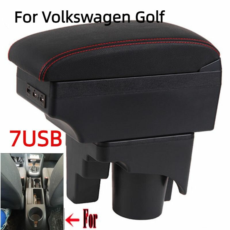 Фор Подходит для Volkswagen Golf 6 Golf 5 Mk6 MK5 Jetta 5 Автомобильные подлокотники Автозапчасти