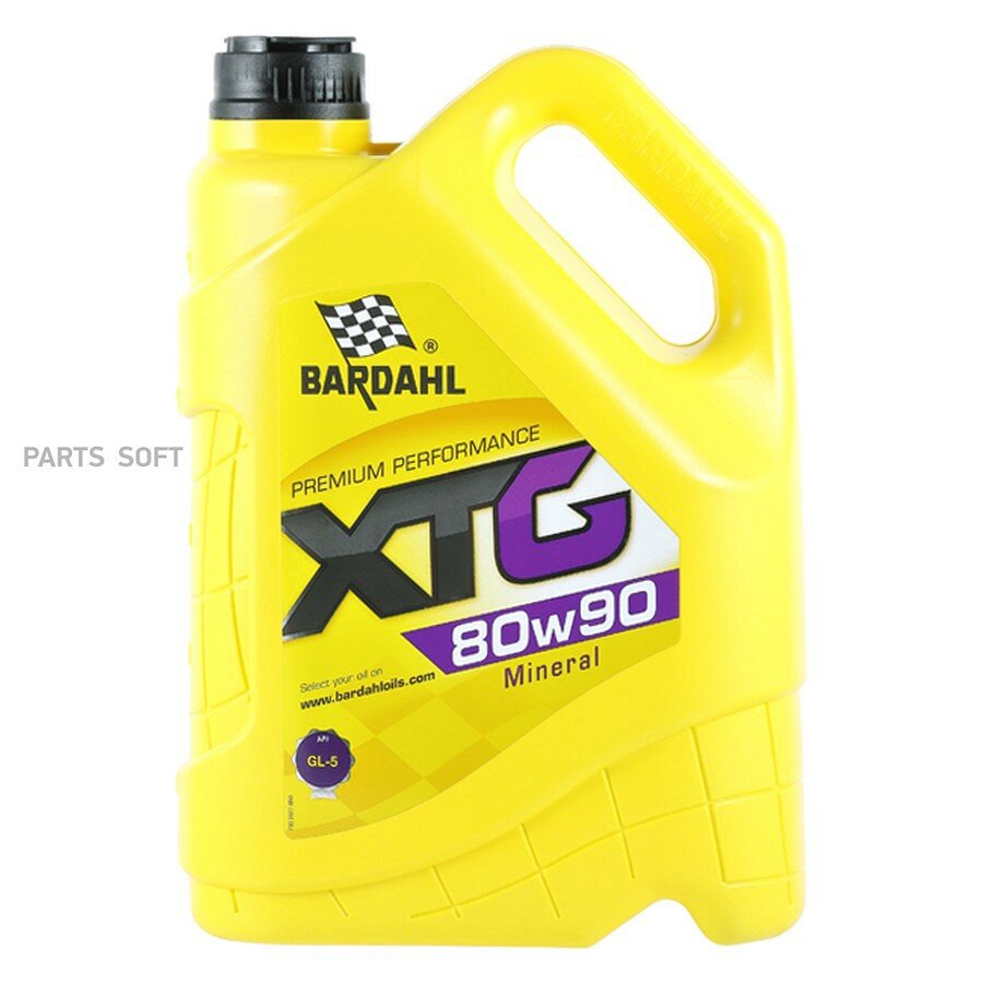 BARDAHL 36273 80W90 GL5 XTG 5L (мин. трансм. масло) BARDAHL