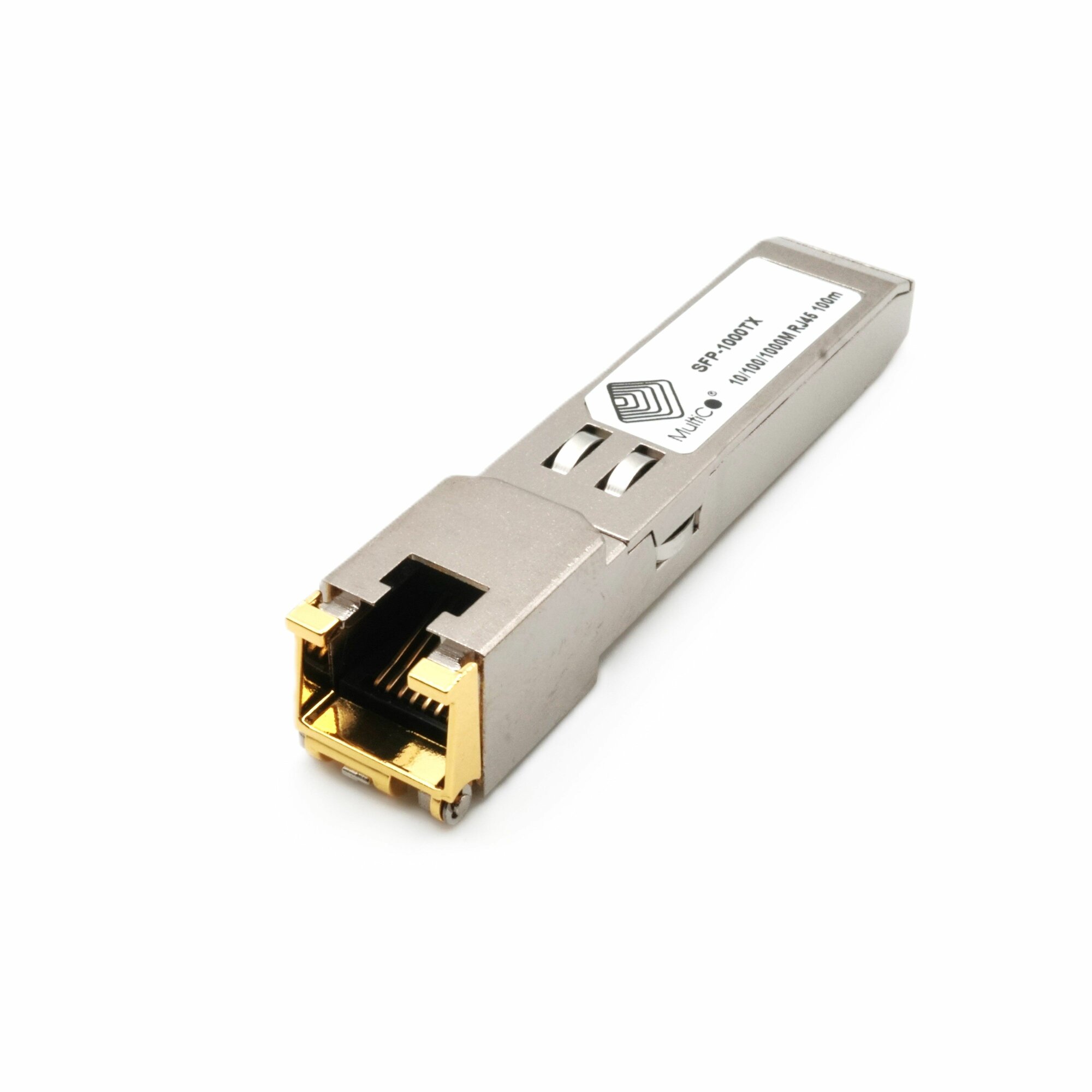 Трансивер MultiCo SFP-1000TX 100m SC Модуль SFP "витая пара", медь, 1 Гб/с, один разъём RJ-45