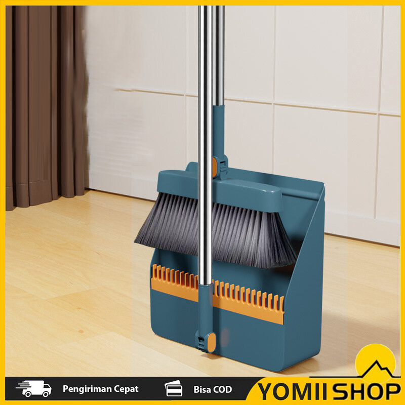 Домохозяйственная складная стойкая метла с зубами пластиковая мягкая волосату