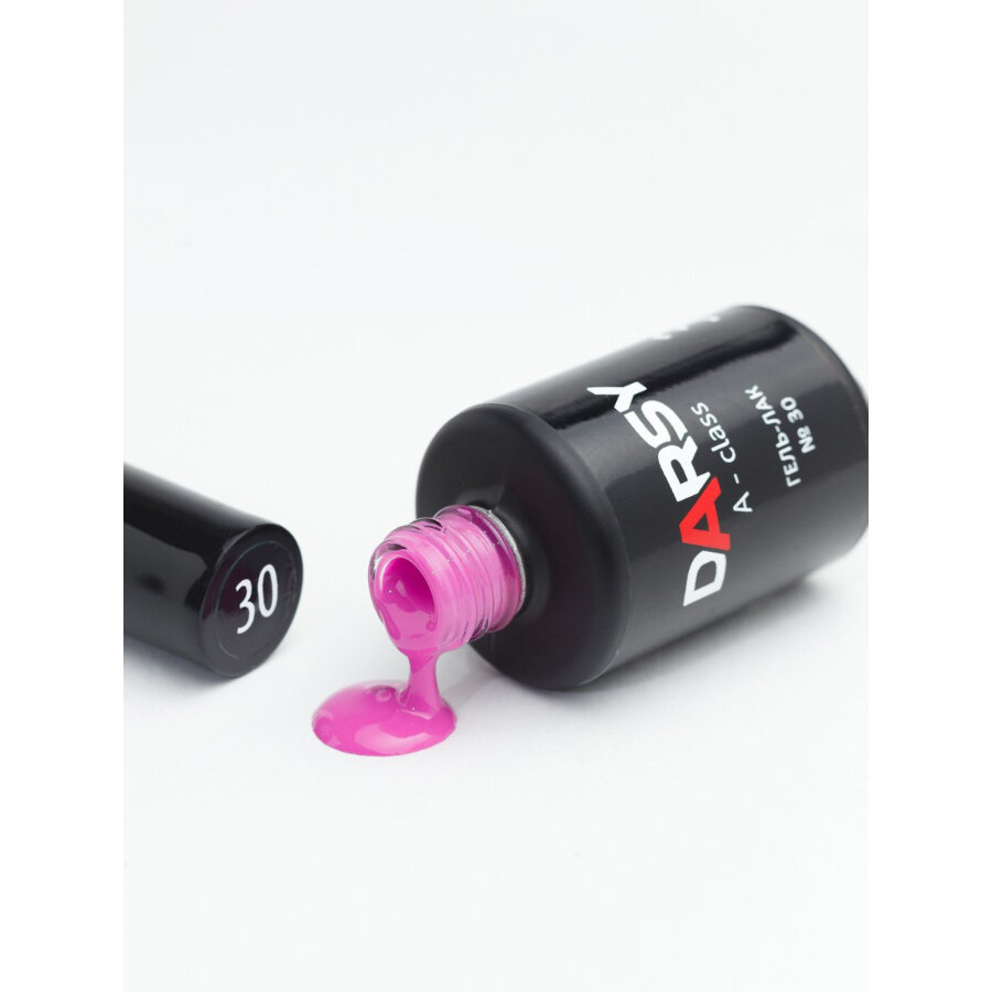 DARSY, Гель-лак темная фуксия № 30, 8 мл