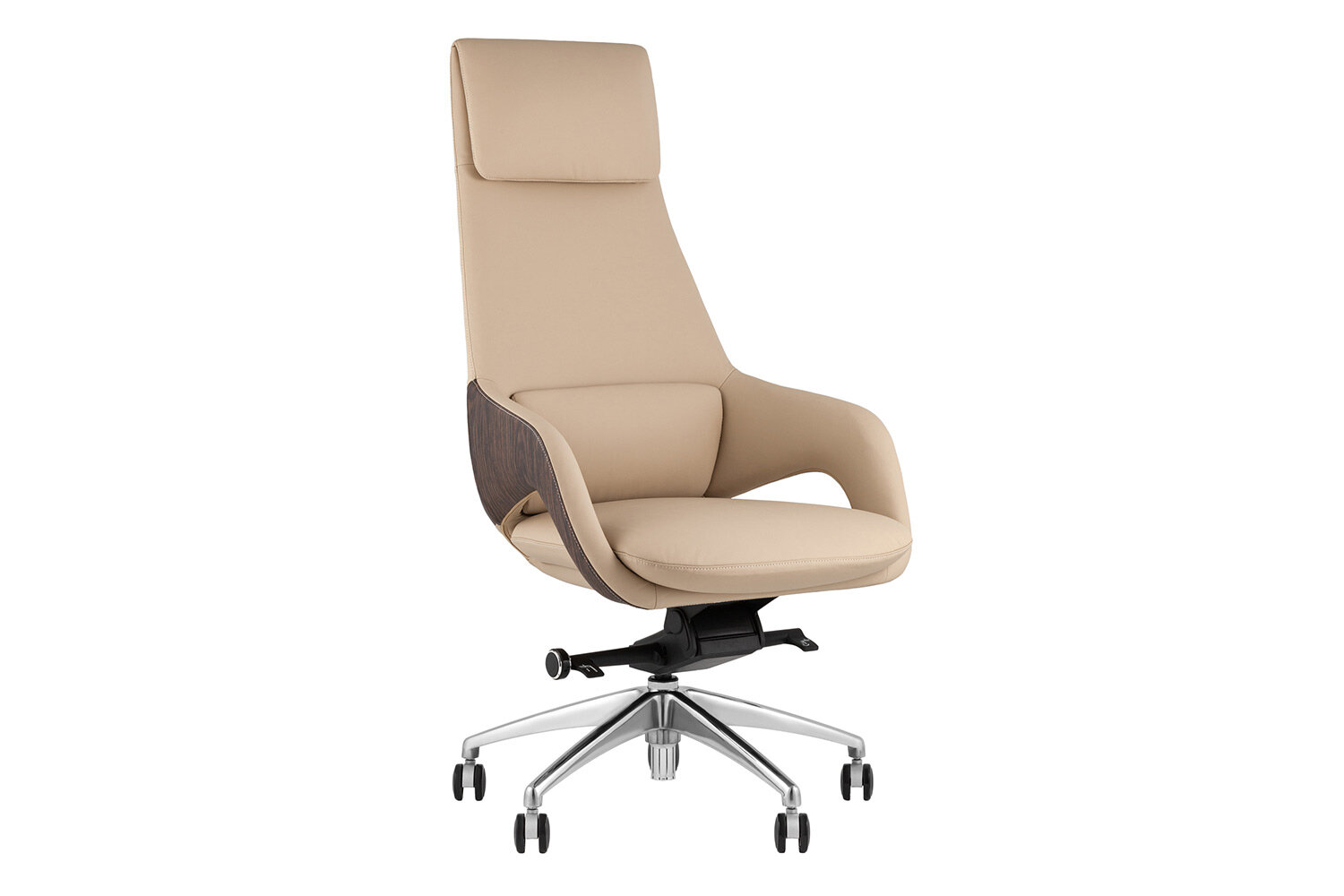 Кресло руководителя REIGN A666 2006-11, бежевый/хром