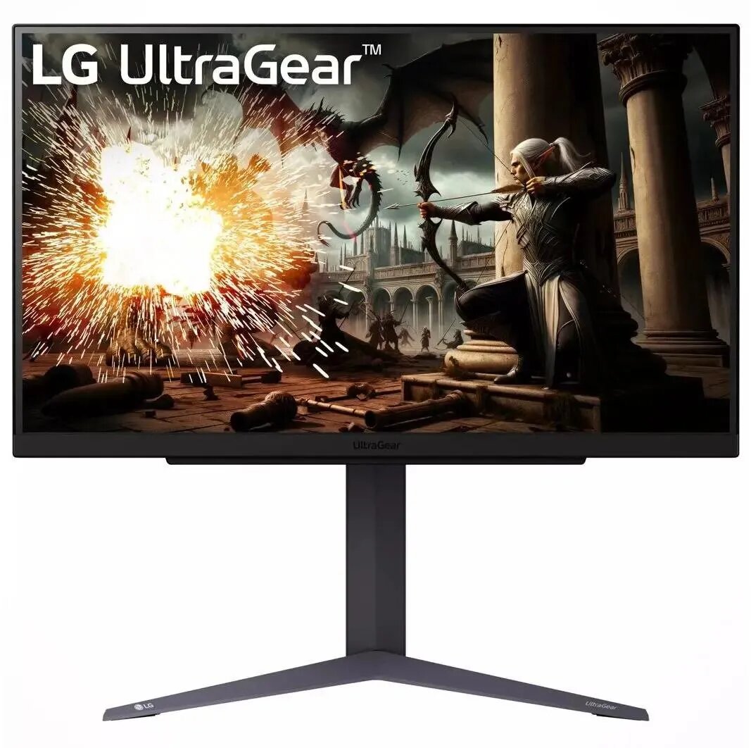 Игровой монитор LG UltraGear 27GS75Q-B, 27", 16:9, 2560x1440, IPS, 180 Гц, AMD FreeSync/совместимый с NVIDIA G-Sync