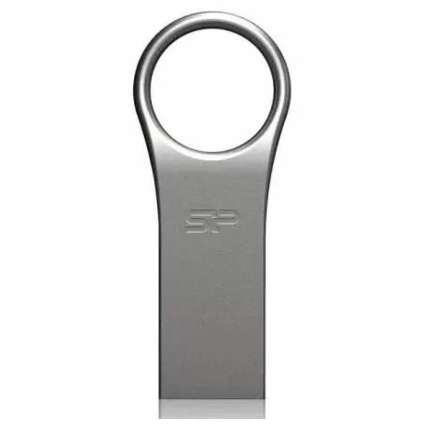 Память USB Flash 8 ГБ Silicon Power Firma F80 (SP008GBUF2F80V1S) - открытый, металл, USB 2.0, чтение - 25 Мб/с