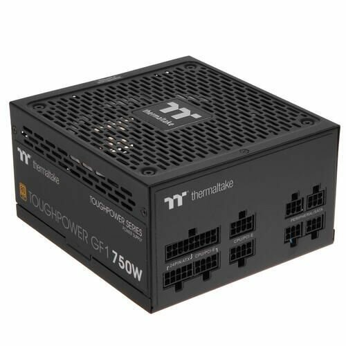 Блок питания Thermaltake Toughpower GF1 750W (PS-TPD-0750FNFAGE-1) черный - 750 Вт, 80+ Gold, ATX 24-пин, 4 pin + 4 pin CPU, 9 SATA, 4 x 6+2 pin PCI-E