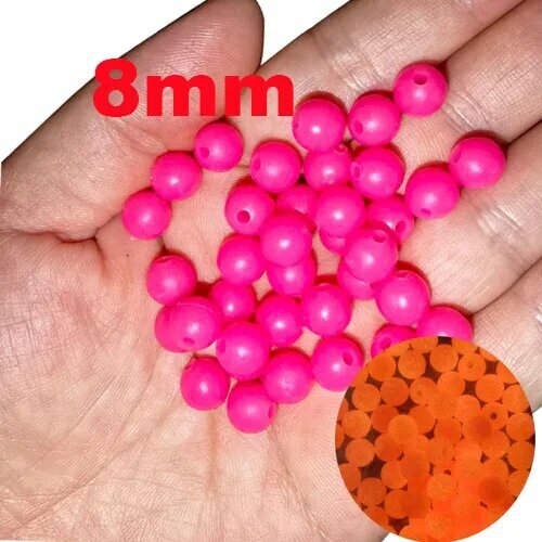 100 шт, мягкие рыболовные бусины, стопор 3 мм-12 мм, круглые резиновые рыболовные приманки, аксессуары для снастей, снасти для карпа Pesca