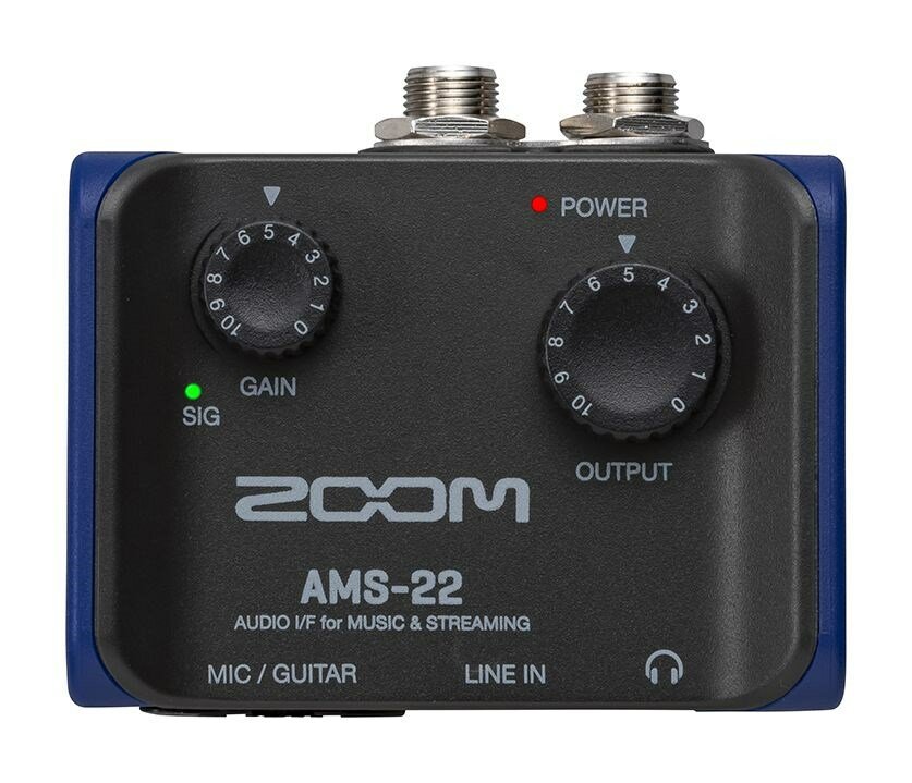Zoom AMS-22 - Аудиоинтерфейс для музыки и стриминга