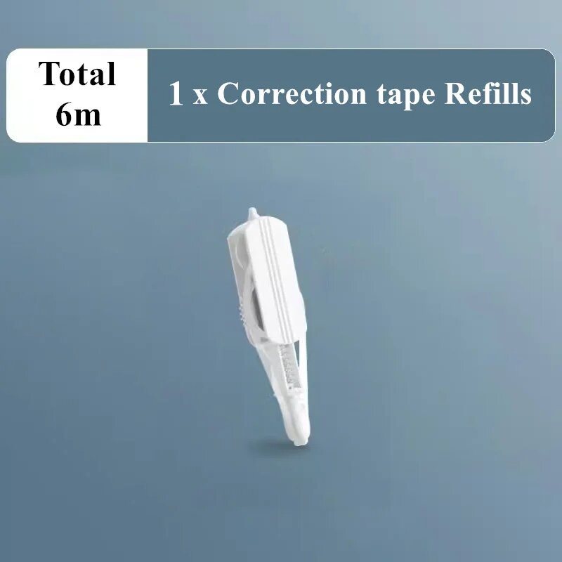 Белая корректирующая лента 6м, 1 x Refills