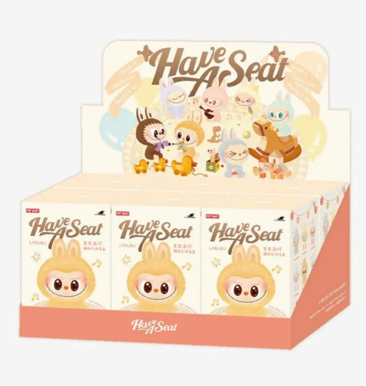 Коробка из 6 шт. Лабубу игрушка labubu 2 серия. Мягкая игрушка, брелок