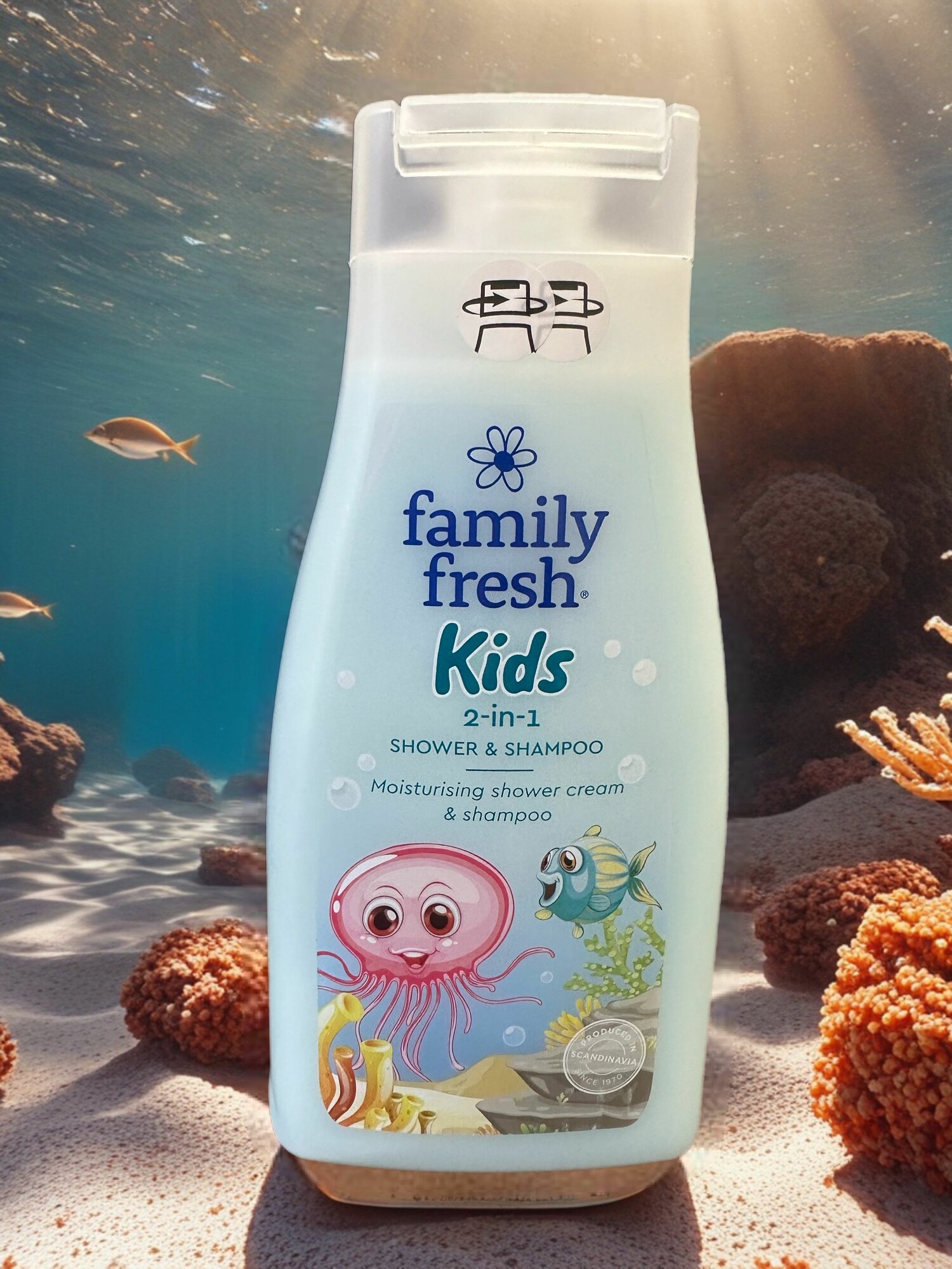 Средство для душа, гель Family Fresh Kids, 500 мл